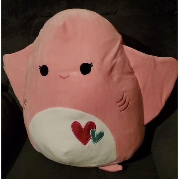 Kellytoy | Toys | Squishmallow Saxa The Pink Stingray Rainbow Spots 6 ...
